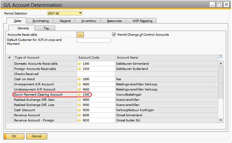Ar Down Payment Invoice