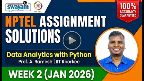 Nptel Data Analytics With Python Week 2 Assignment Solution Jan 2026