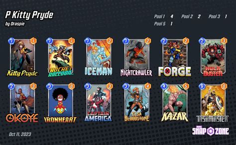 P Kitty Pryde Decks Marvel Snap Zone