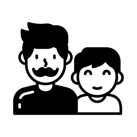 Father Icon In Vector Illustration 34051596 Vector Art At Vecteezy