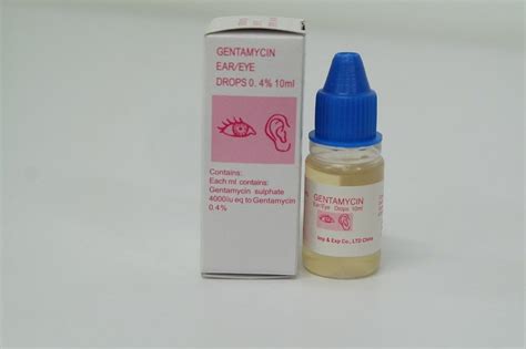 Gentamicin Eye Drops And Alcohol At Holly Brough Blog