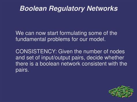 Ppt Gene Regulatory Networks The Boolean Approach Powerpoint Presentation Id2989036