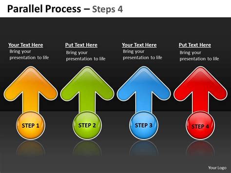 Parallel Process Steps 37 Presentation Powerpoint Templates Ppt