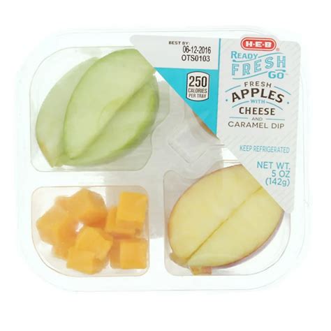 H E B Apples With Cheese And Caramel Dip Shop Ready Meals And Snacks At H E B