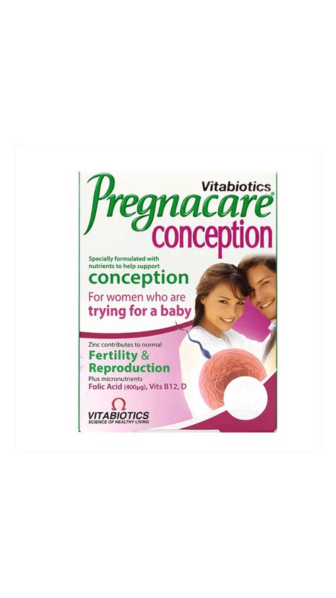 Pregnacare Conception 30 Tablets • Yuehlia