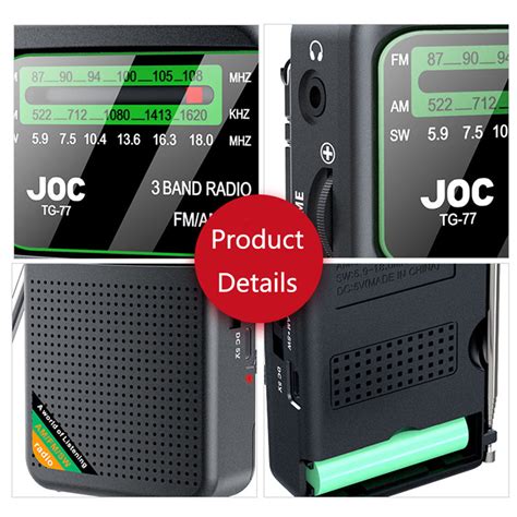 Draagbare Mini Full Band Radio Am Fm Sw Multifunct Vicedeal