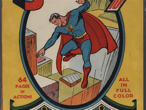 Two Early Superman Comics Including The Characters First Graphic Appearance Just Sold For A