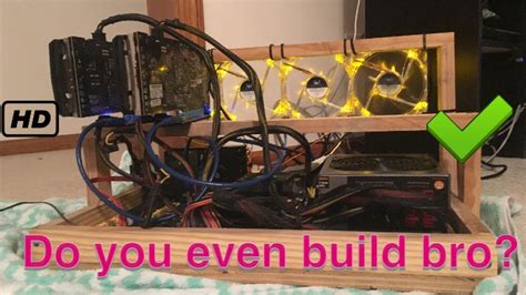 Wooden Mining Rig Frame Build Bitcoin YouTube