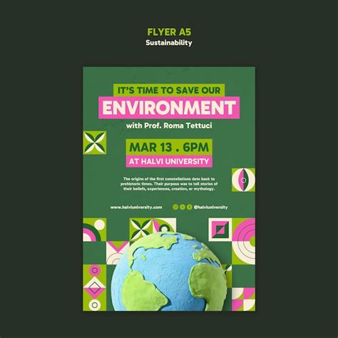 Free Psd Sustainability Template Design