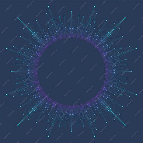 Premium Vector Big Data Visualization Graphic Abstract Background