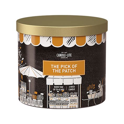 Vela Con Aroma The Pick Of The Patch Y Contiene 3 Mechas 396 G