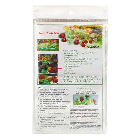 Green Bags For Fruits And Veggies Reusable Vegetab Vicedeal
