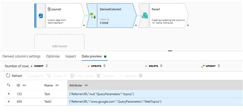 how to use mapping data flow to flatten hierarchy of a json string