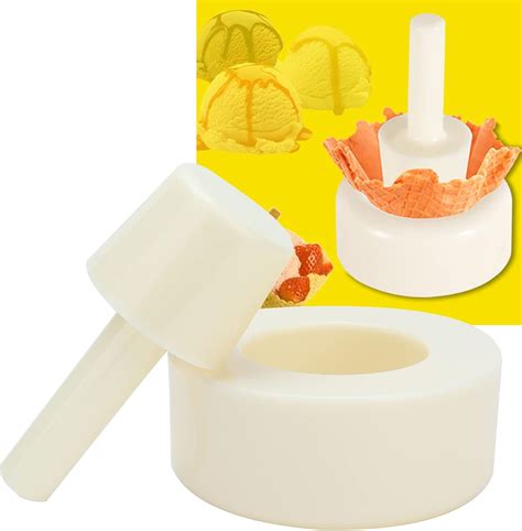 Waffle Cone Mould Kit Plastic Cream Mould Cone Roller Egg Roll Diy Crispy Egg Roll Mould For