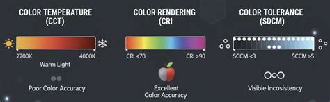 Jak Ovlivňují Parametry Barvy Led Diod Jako Je Cct Cri A Sdcm Váš