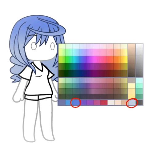 Gacha Hair Colors Hair Color Color Hair