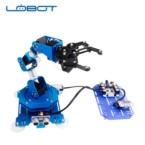 LOBOT Industrial DOF Robot Arduino Scratch Servo Arm XArm Parameter Feedback Remote Control RC
