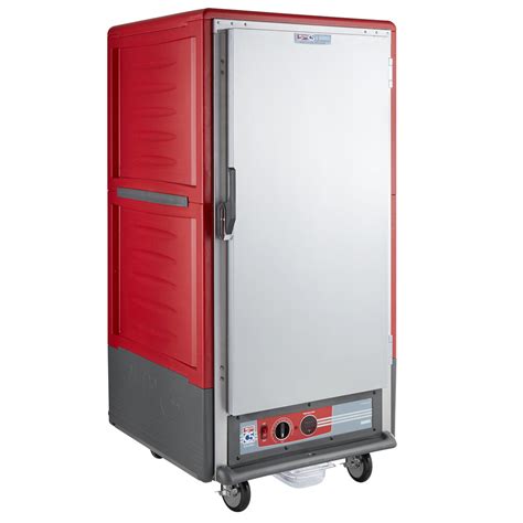 Metro C537 Hfs 4 C5 3 Series Heated Holding Cabinet With Solid Door Red