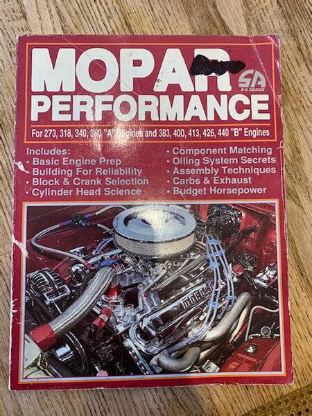 [for Sale] Books Small Block Mopar Mopar Performance For A Bodies Only Mopar Forum