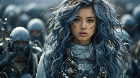 Premium Photo Cyberpunk Anime Girl Cyberpunk Girl Cyberpunk Woman