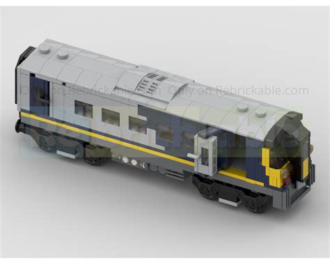 Lego Moc Class 444 Desiro 5 Carriage Emu Train In South Western Railway