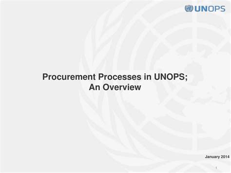 Ppt Procurement Processes In Unops An Overview Powerpoint
