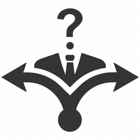 Business Confused Confusion Decision Strategy Wrong Decision Icon