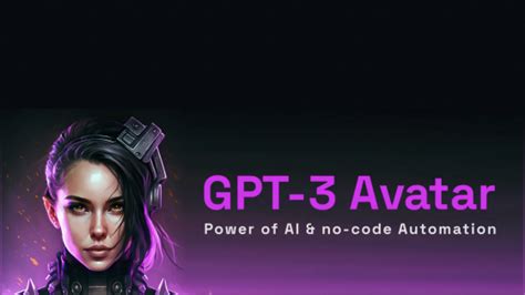 Gpt 3 Ai Avatar No Code Ai Avatar Conversational Ai Tool For