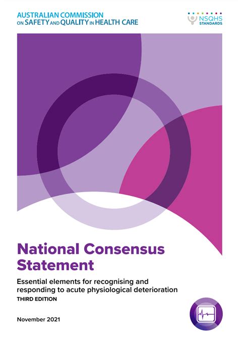 National Consensus Statement Essential Elements For Recognising And Responding To Acute