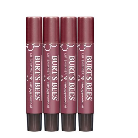 Burts Bees Lip Shimmer Fig Pack Of 4 Medpick