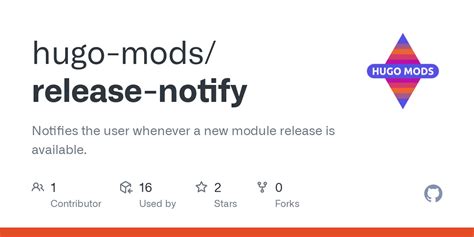Error Module Hugo Modsrelease Notify Not Found Support Hugo