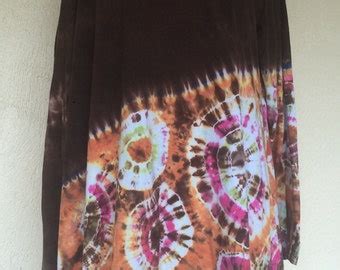 Brown Tie Dye Etsy