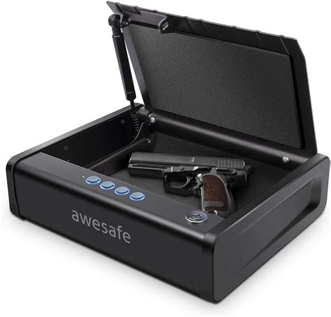 Awesafe Gun Safe Gun Safe For Pistols Two Ways Quick Access Pistol