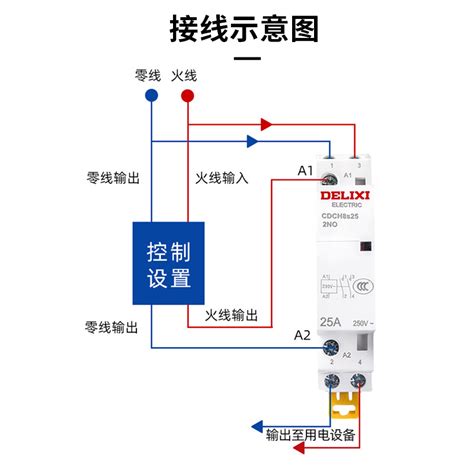 德力西家用交流接触器220v小型25a单相220v微型宾馆用2p二常开 虎窝淘