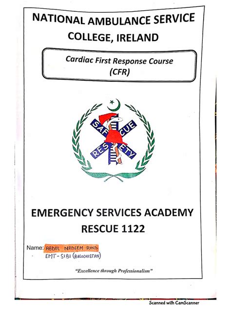 Cfr Cardiac First Responder Pdf