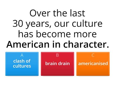 Globalization Vocabulary Quiz