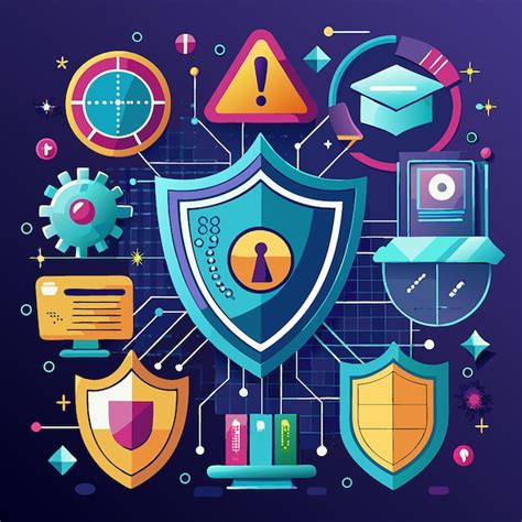 Cybersecurity Vector Illustrations Premium Ai Generated Vector
