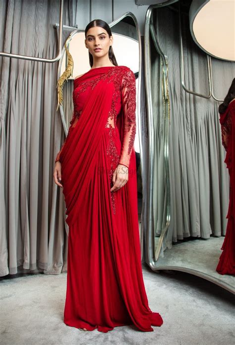 Top 61 High End Designer Sarees Latest And Trending Shaadisaga Red