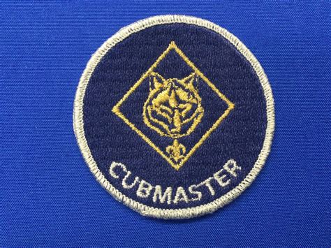 Cub Scout Trained Cubmaster Adult Position Patch Etsy