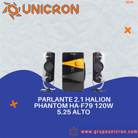 Parlante 21 Halion Phantom Ha F79 120w 525 Alto