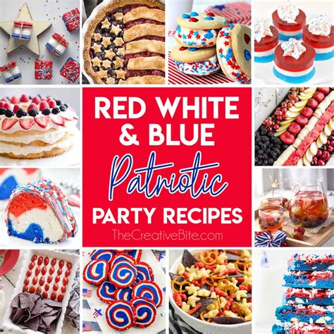 Red White And Blue Patriotic Recipes