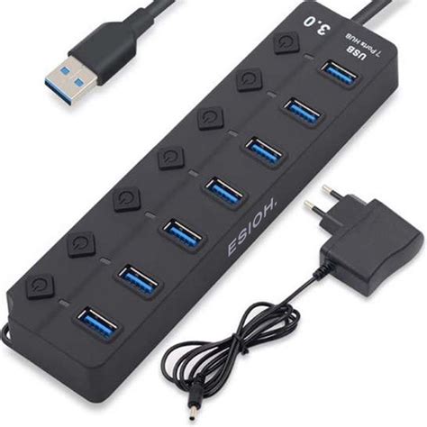 Esioh USB Hub Met USB C Adapter USB Snellader USB C Hub