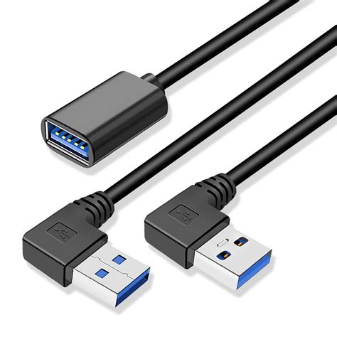 90 Degree Usb 30 Extension Cable Updated Short High Speed Usb Cable