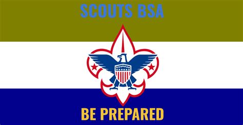 My Custom Universal Scouts Bsa Flag Rbsa