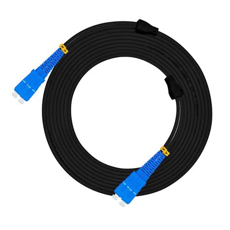 Jeirdus 300m Sc Outdoor Armored Duplex 9125 Sm Fiber Optic Cable