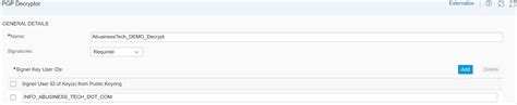 PGP Security Encryption Decryption Signature Validation In SAP CPI ABusiness Tech