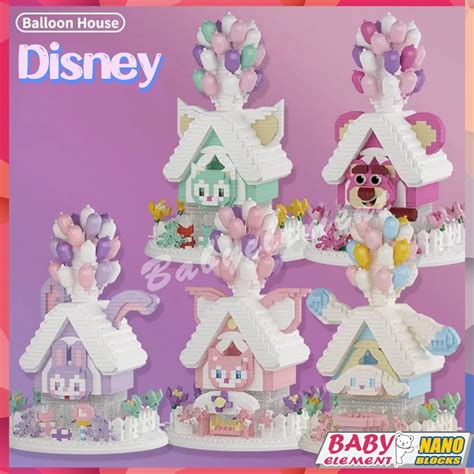 Nano Blocks Dinsey Stellalou Building Blocks Cinnamorolls Flying House