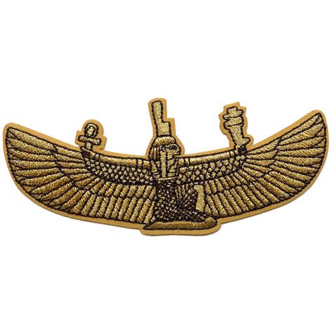 Egyptian Winged Goddess Isis Patch Fertility Mythology