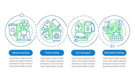 Environment Protection Vector Infographic Template Premium Vector