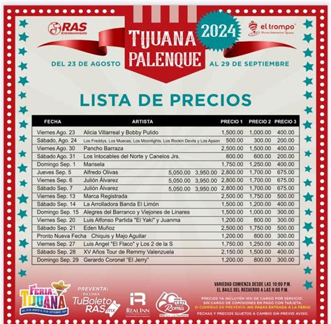 Feria Tijuana 2024 Julión Álvarez Y Alfredo Olivas Se Suman Al Palenque